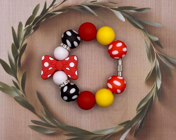 Classic Character-inspired Polka Dot Cup Charm | Cup Accessories ...