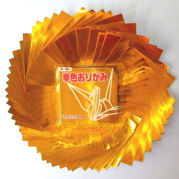Gold Origami - Etsy