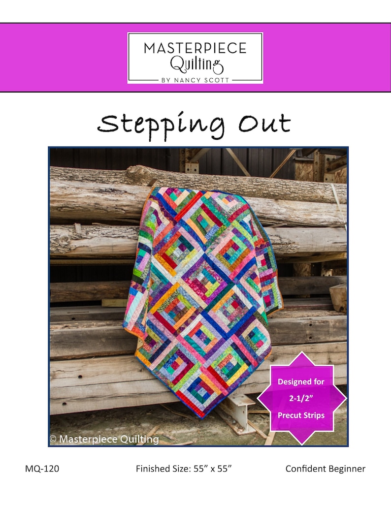 Stepping Out - PDF Quilting Pattern - Etsy