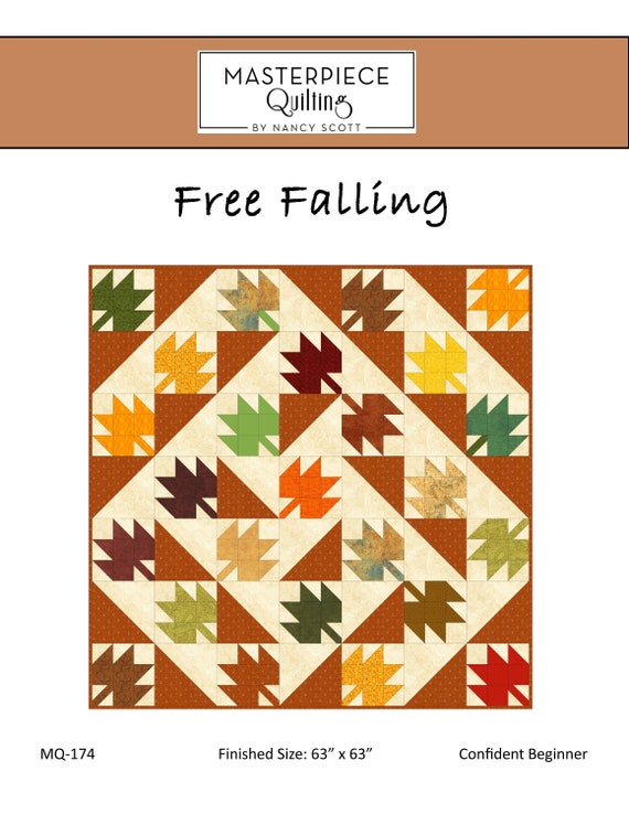 Free Falling Quilt Pattern PDF Download Autumn Fall Quilted - Etsy