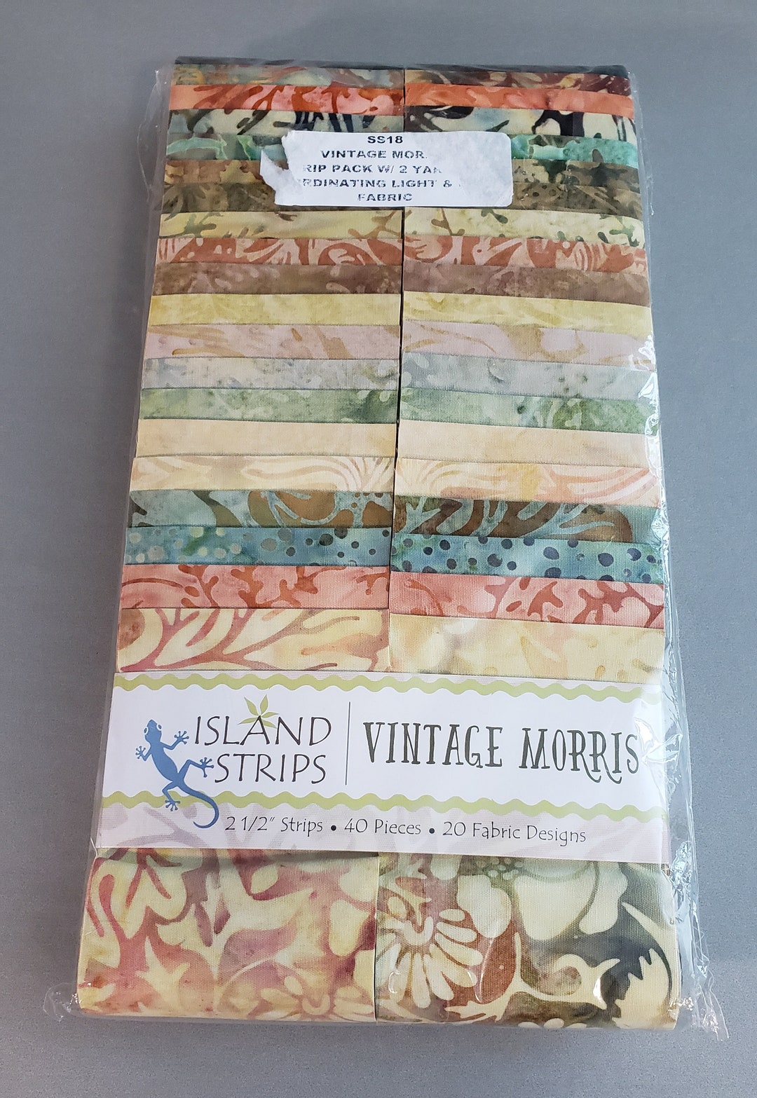 Island Batik Precut 2-1/2 Strips Jelly Roll Vintage Morris Quilting ...