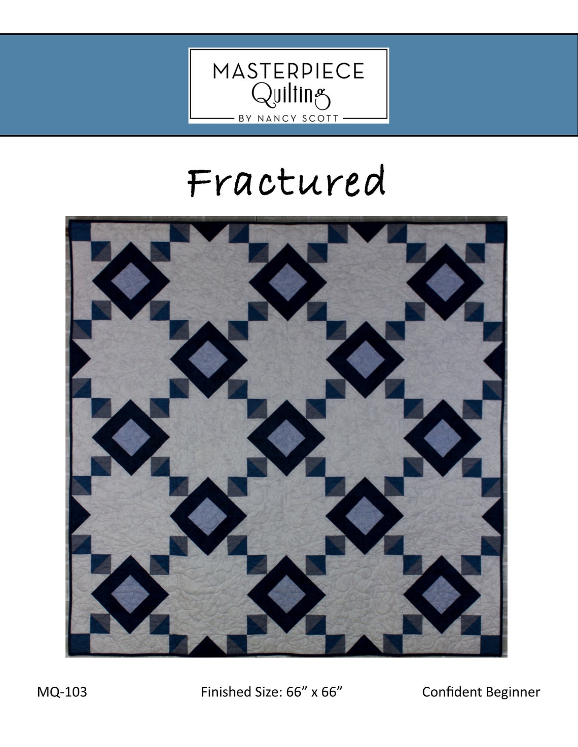 Fractured Quilt Pattern PDF Digital Download Winter Decor Quilting - Etsy