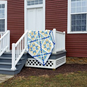 Tulip Stars Quilt Pattern PDF Print Pattern Spring Home Decor - Etsy