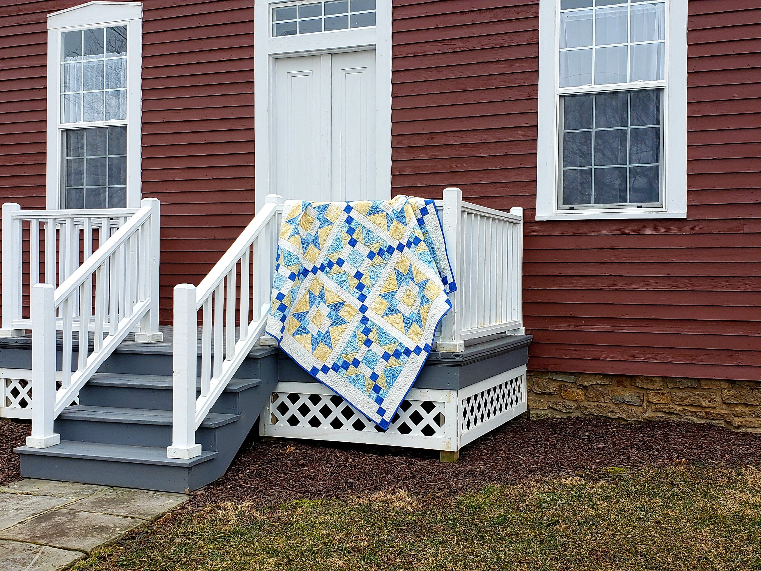 Tulip Stars Quilt Pattern PDF Print Pattern Spring Home Decor - Etsy