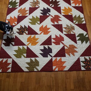 Free Falling Quilt Pattern PDF Download Autumn Fall Quilted Decor - Etsy