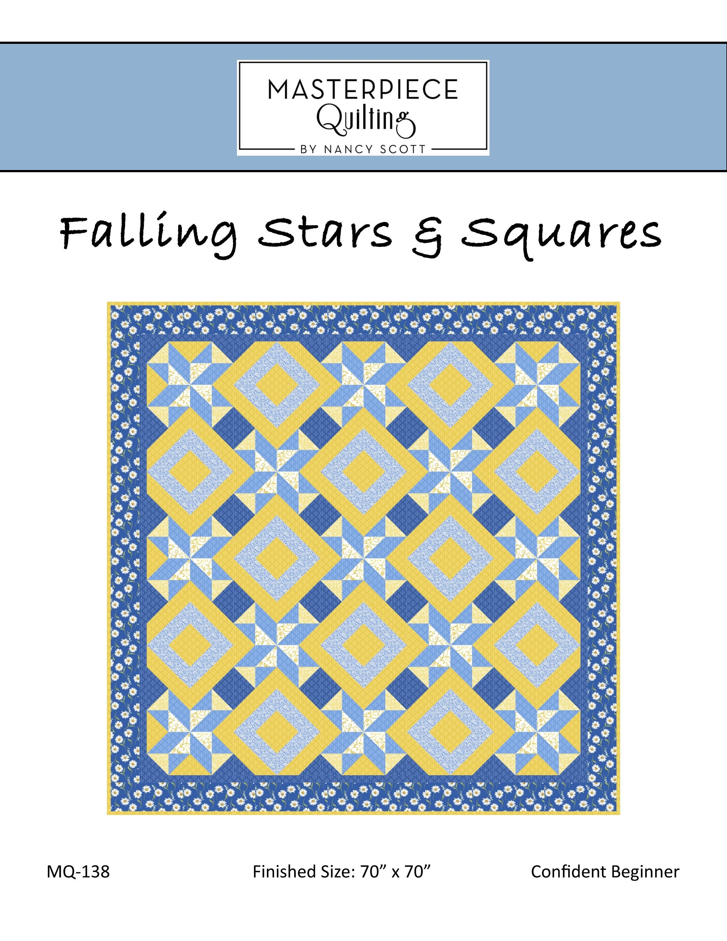 Falling Stars & Squares Quilt Pattern PDF Digital Download - Etsy