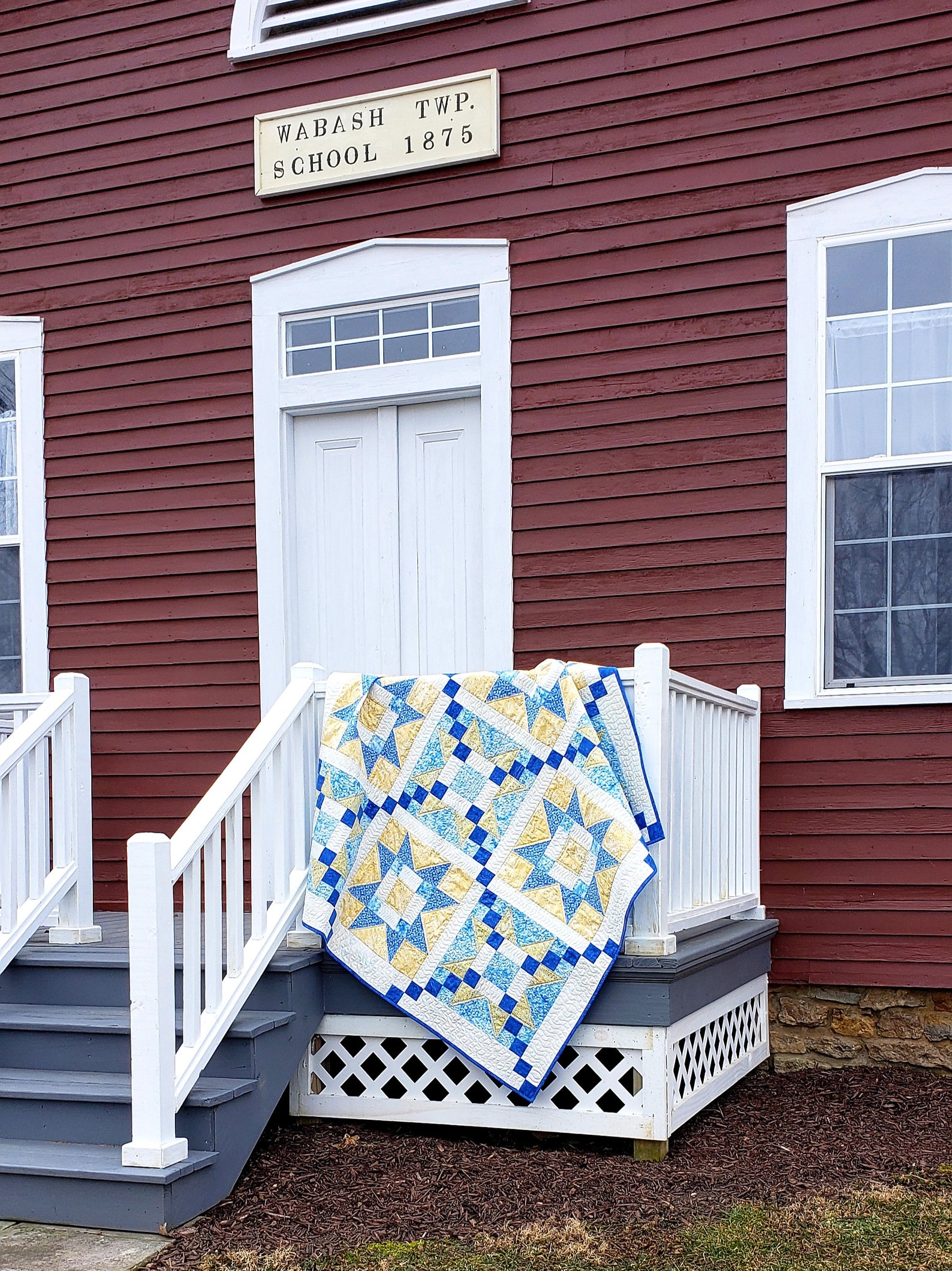 Tulip Stars Quilt Pattern PDF Print Pattern Spring Home Decor | Etsy