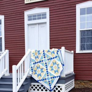 Tulip Stars Quilt Pattern PDF Print Pattern Spring Home Decor - Etsy