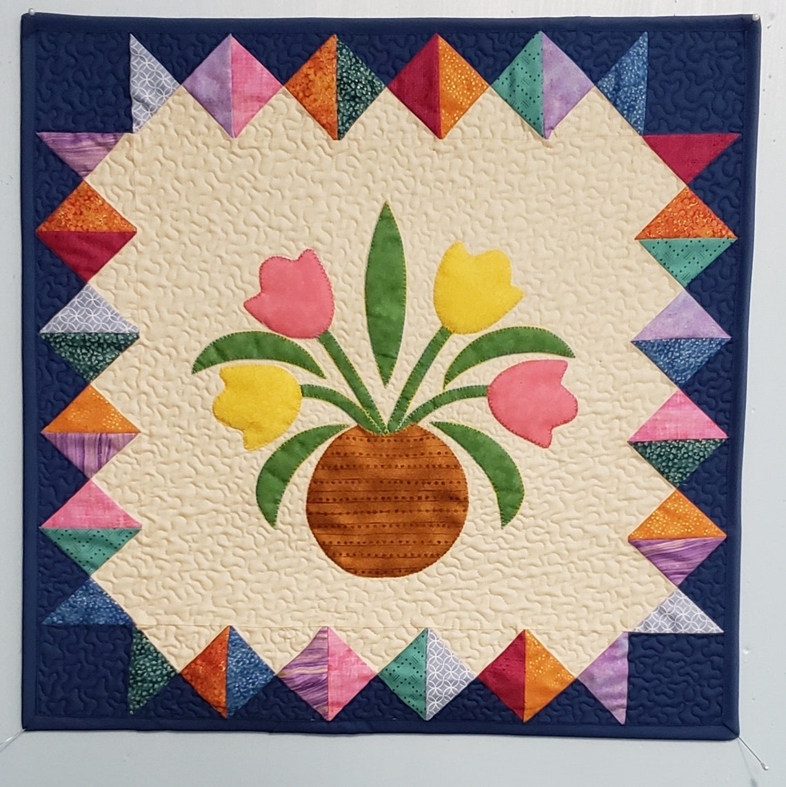 Blossom Quilt Kit Spring Quilted Wall Hanging - Etsy