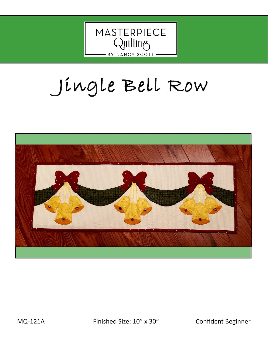 Jingle Bells Row Quilted Wall Hanging PDF Pattern Christmas Decor - Etsy
