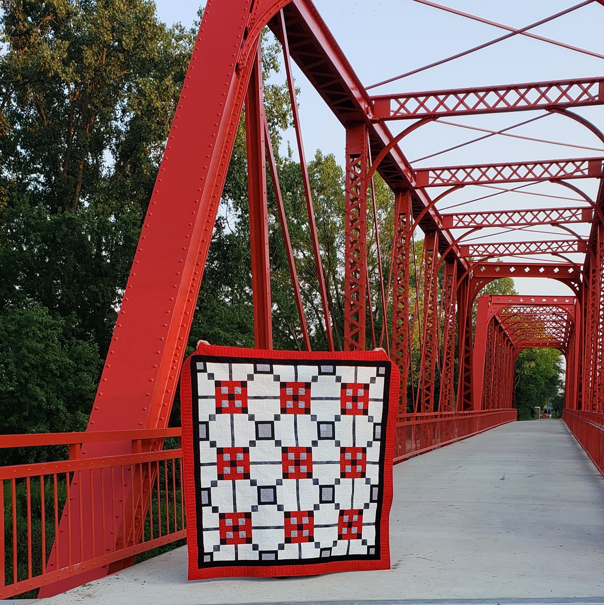 Gridlock PDF Digital Quilt Pattern Modern Contemporary Beginner Quilt ...