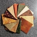 Autumn Quilting Cotton Fat Quarter Bundle: 12 Curated Primitive Fabrics ...