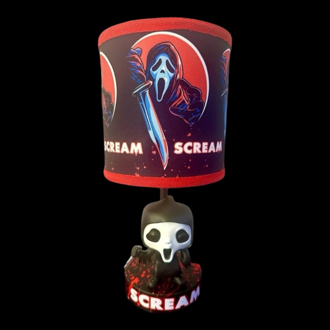 SCREAM Ghostface LAMP - Etsy