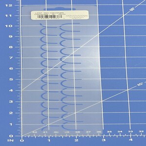 Mini Clamshell Border .75" Quilting Stencil - LD37 - Etsy