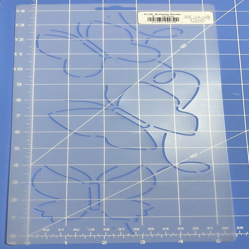 Butterfly Border Quilting Stencil - EL39 - Etsy