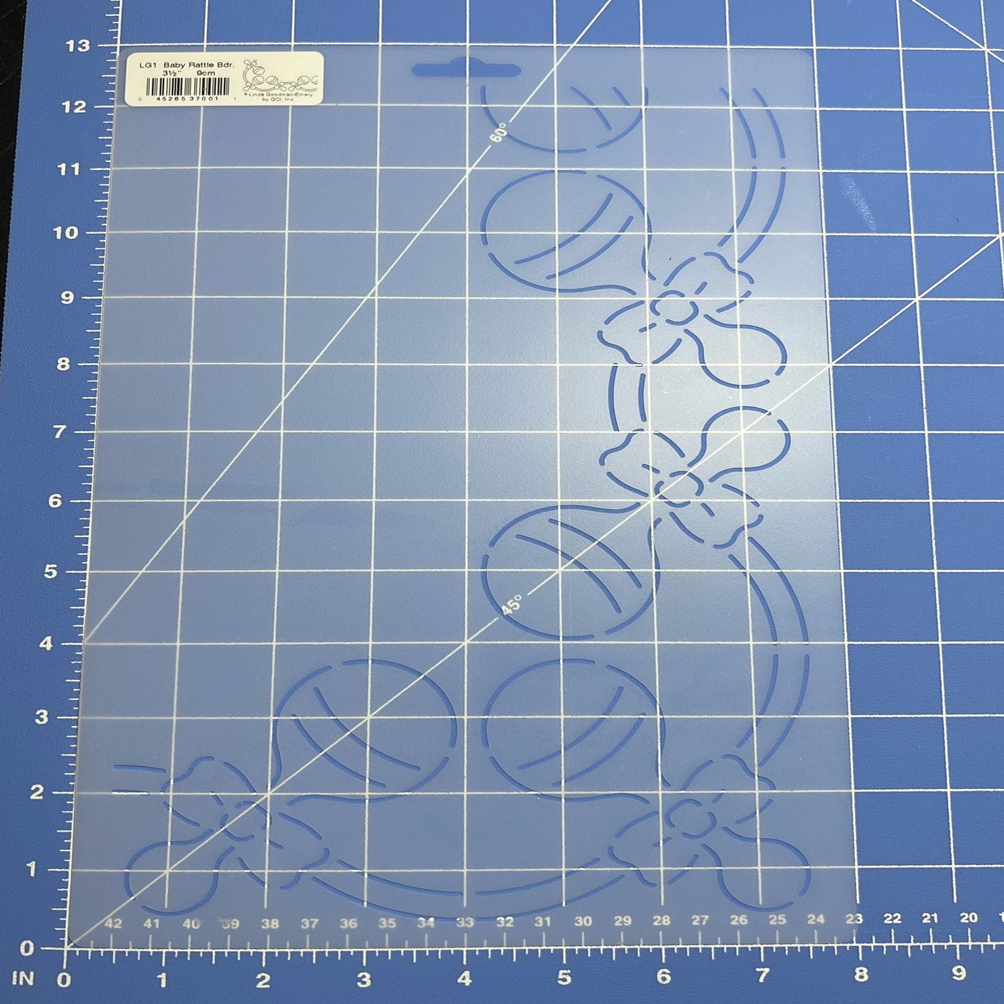 Baby Rattle Border 3.5 Quilting Stencil LG1 - Etsy