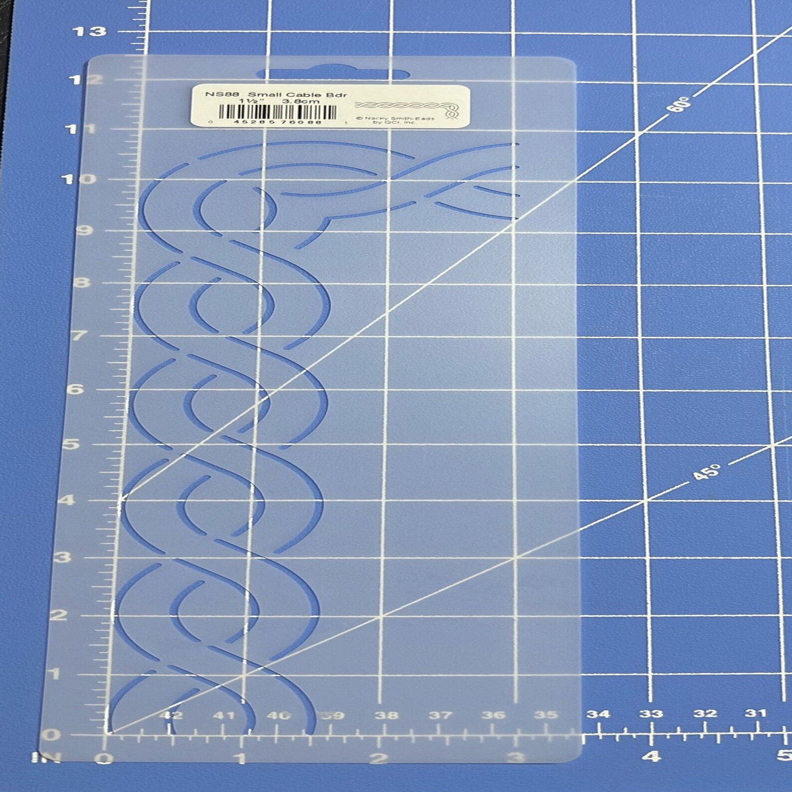 Small Cable Border 1.5" Quilting Stencil - NS88 - Etsy