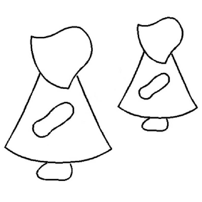 4" Sunbonnet Sue Quilting Stencil - NS58 - Etsy