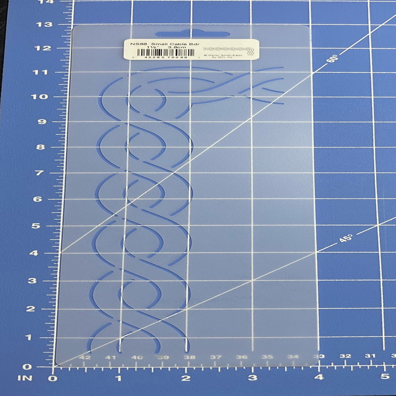 Small Cable Border 1.5" Quilting Stencil - NS88 - Etsy