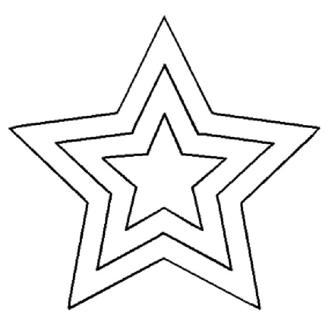 Star 8" Quilting Stencil - 0014 - Etsy