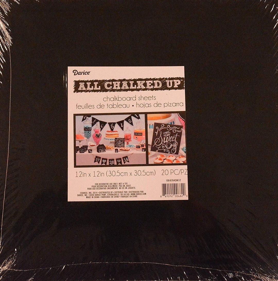 Darice 20 Sheets 12 by 12 Chalk Paper 106-6764CHK12 - Etsy