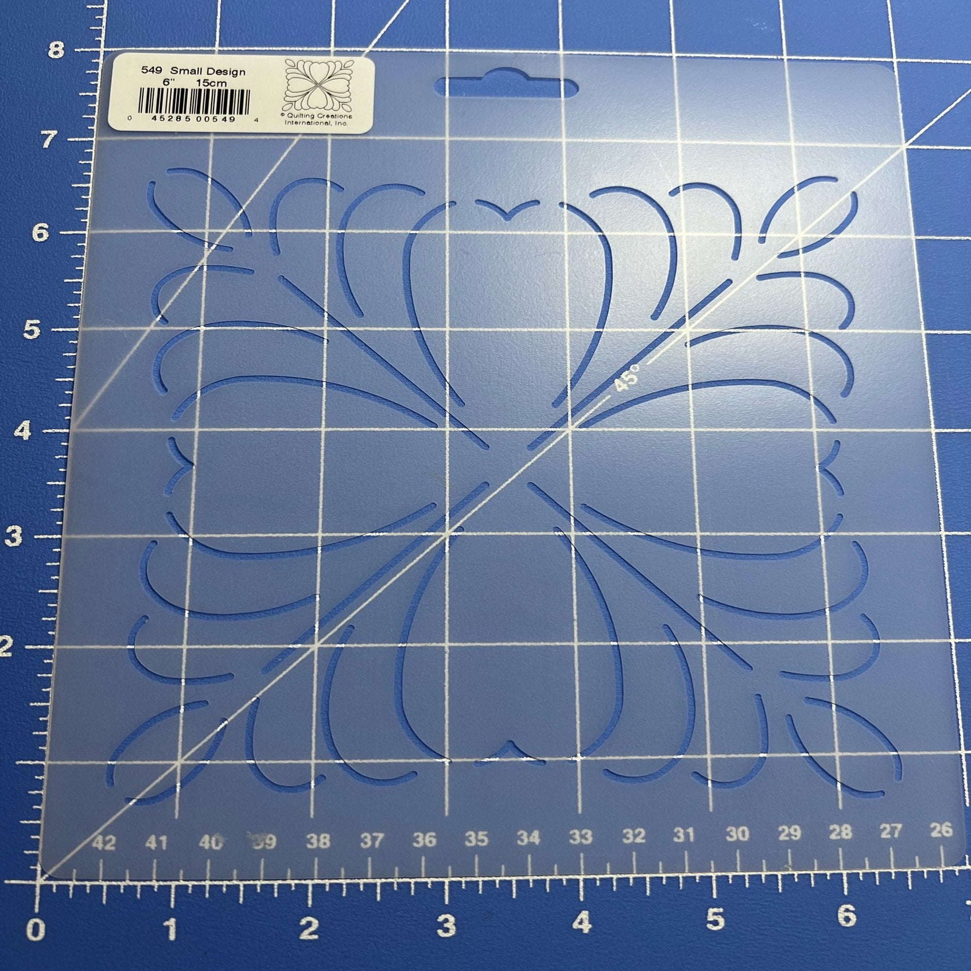 Feather Square Block Design 6" Quilting Stencil - 0549 - Etsy