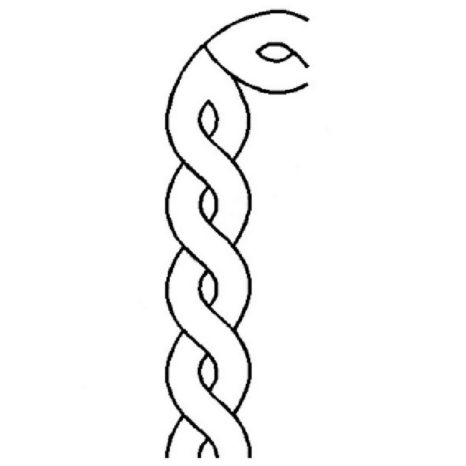 3 Cable Border Quilting Stencil 808 - Etsy