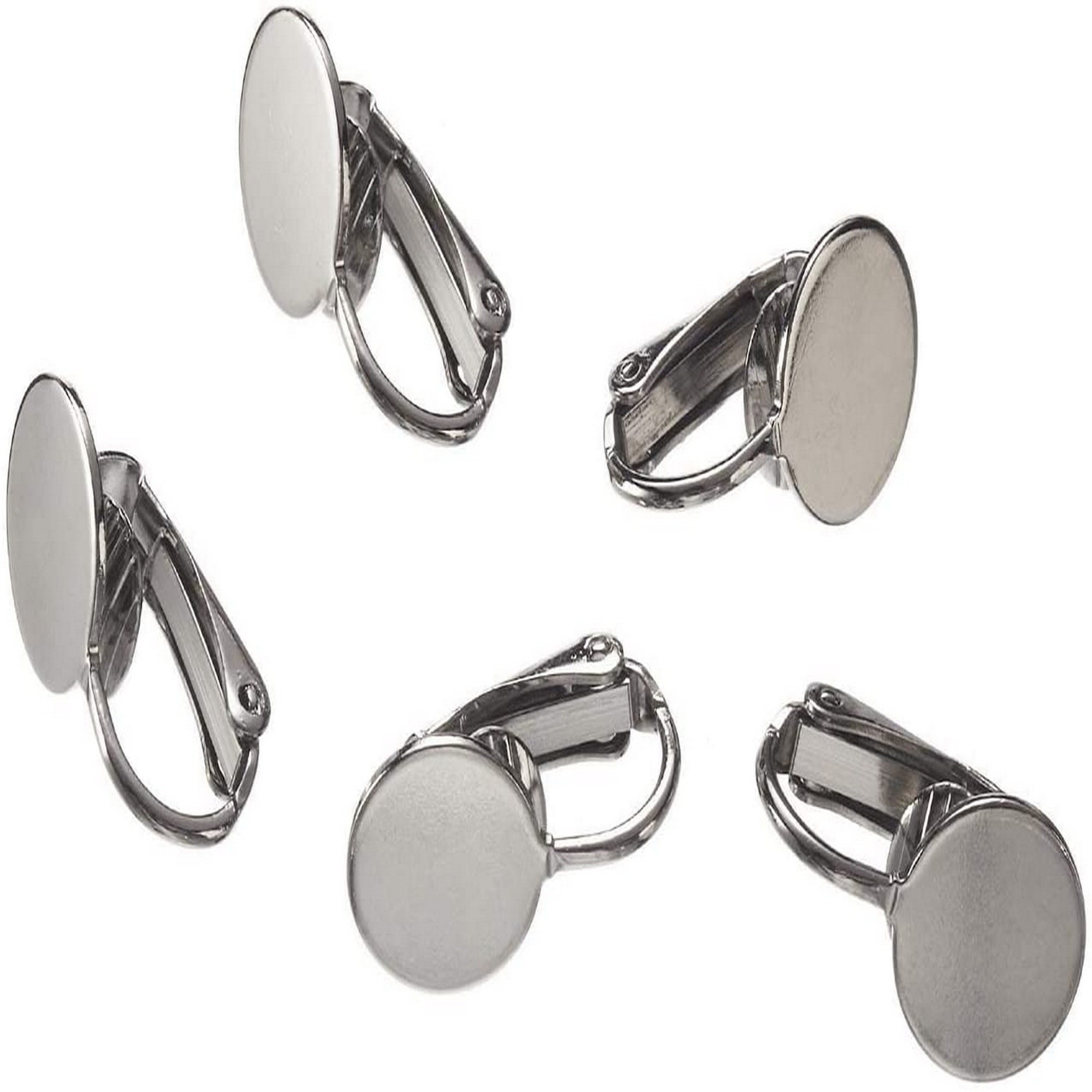 Jewelry Designer Steel Ear Clip 10MM Pad 6 Piece Pack - Etsy UK