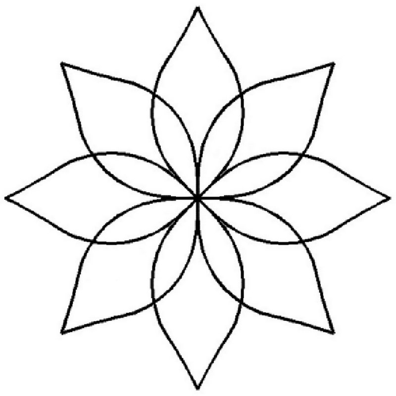 Flower Quilting Stencils - Etsy