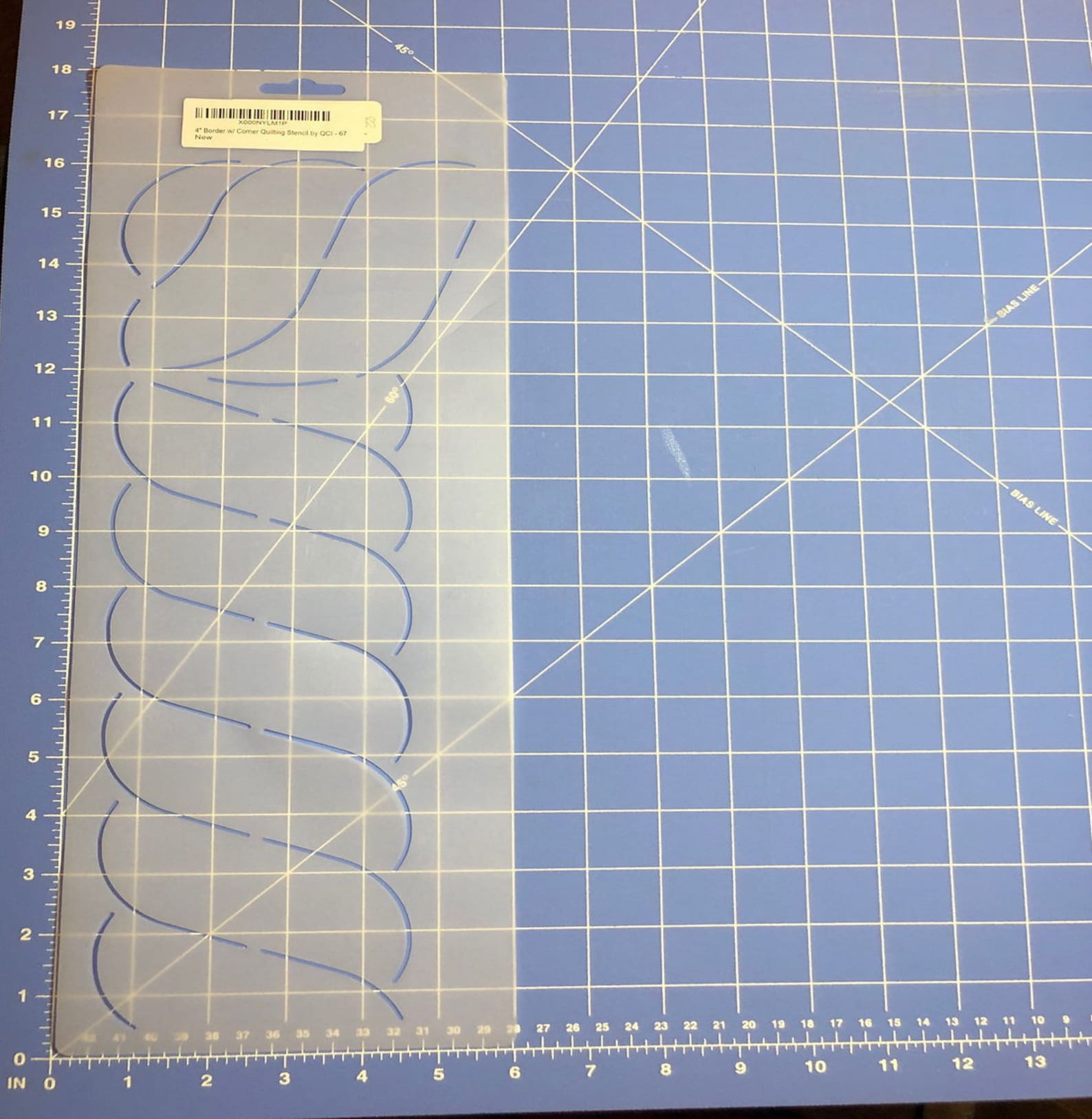 4″ Rope Border & Corner Quilting Stencil - 0067 - Etsy