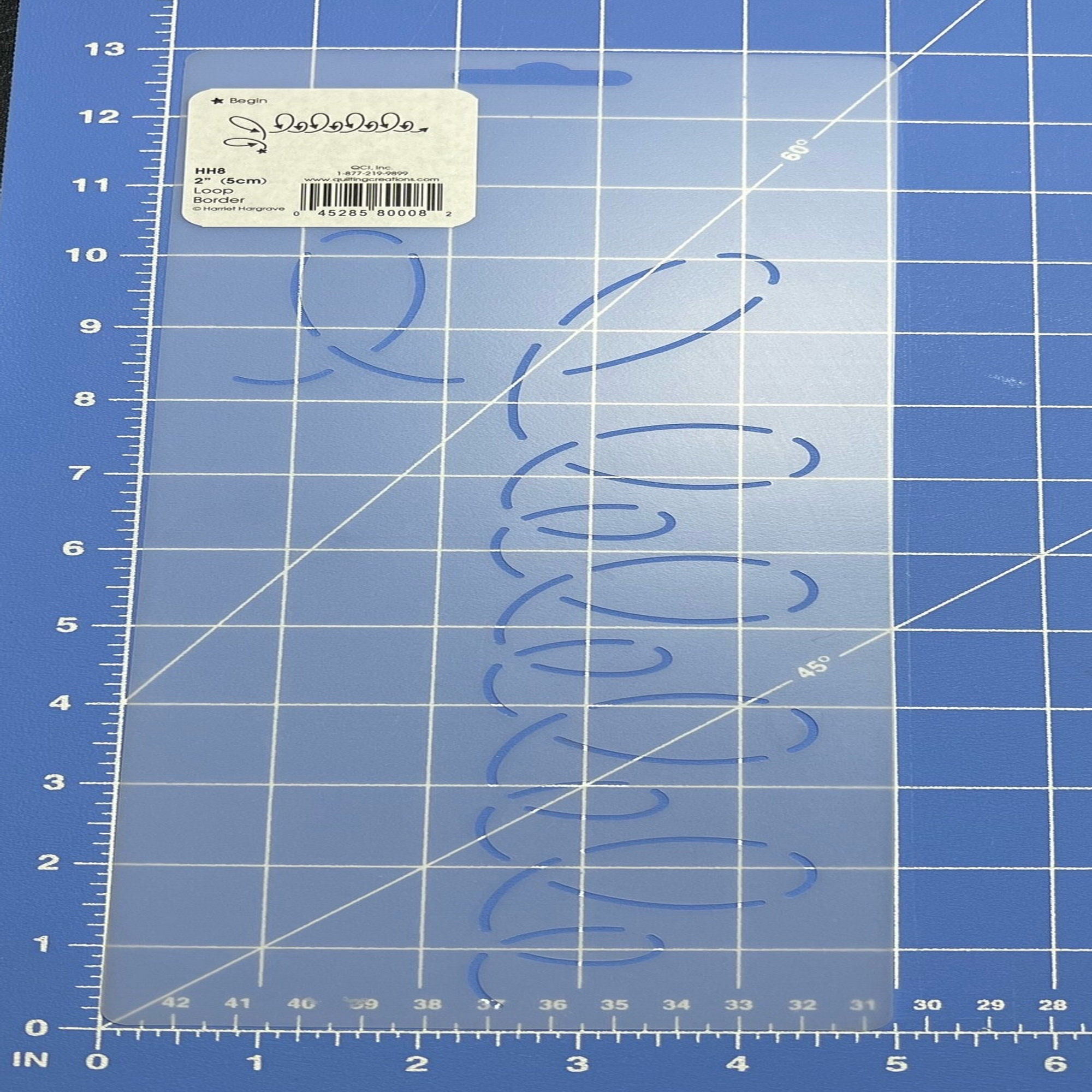 Loop Border Quilting Stencil HH8 - Etsy