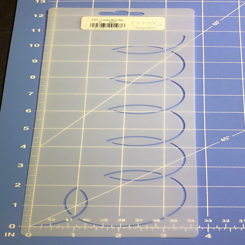 2 Loop Border & Corner Quilting Stencil 0107 - Etsy