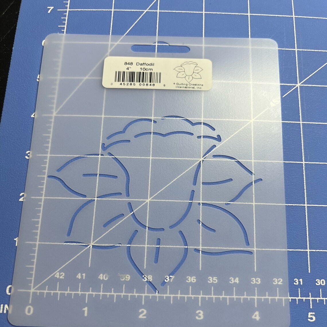 Daffodil 4" Quilting Stencil - 0848 - Etsy