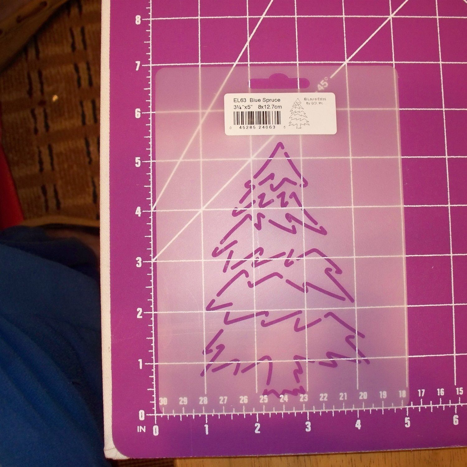 Blue Spruce Quilt Stencil, 5" - EL63 - Etsy