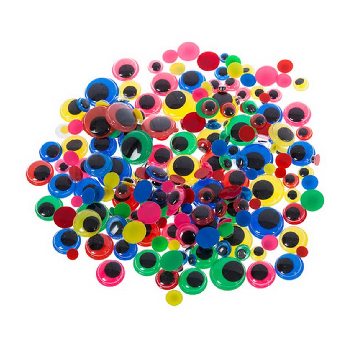 30005986 - Paste on Color Wiggle Eyes With Black Pupils - Assorted ...