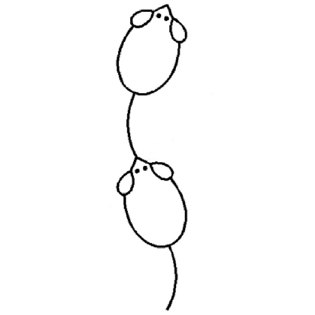 Mouse Trails Quilting Stencil - EL33 - Etsy