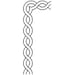 Small Cable Border 1.5" Quilting Stencil - NS88 - Etsy
