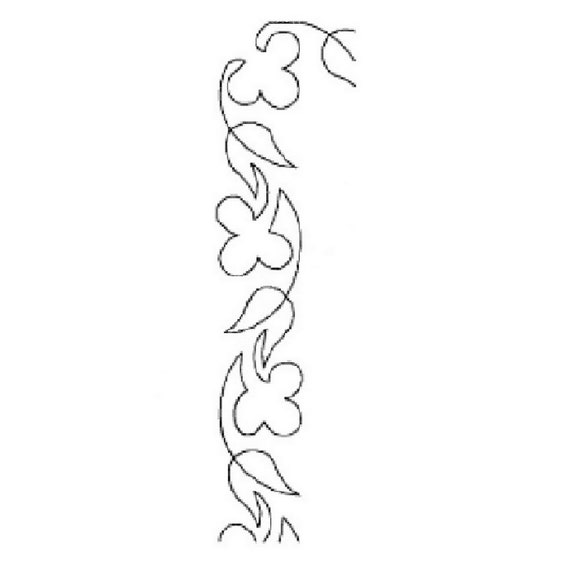 Floral Scroll Border