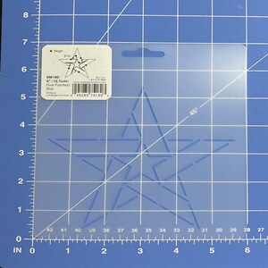 Five Pointed Star 5" Quilting Stencil -MB180 - Etsy