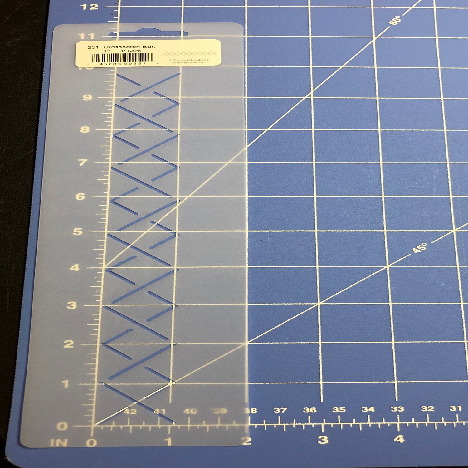 1"x10" Crosshatch Border Quilting Stencil - 0251 - Etsy