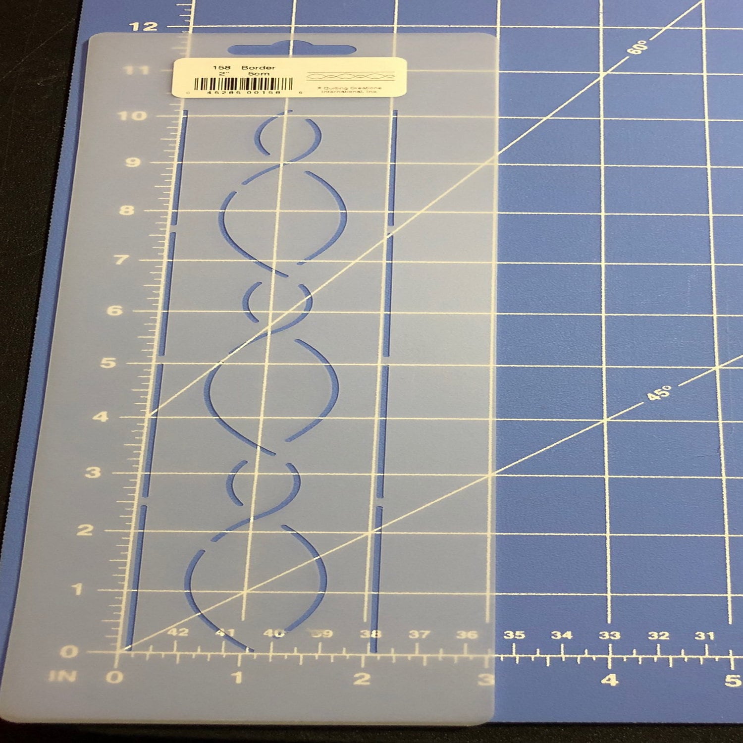 2" Multi-line Border Quilting Stencil - 0158 - Etsy