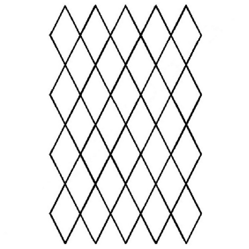 Diamond Grid 1x 2 Quilting Stencil 255 - Etsy