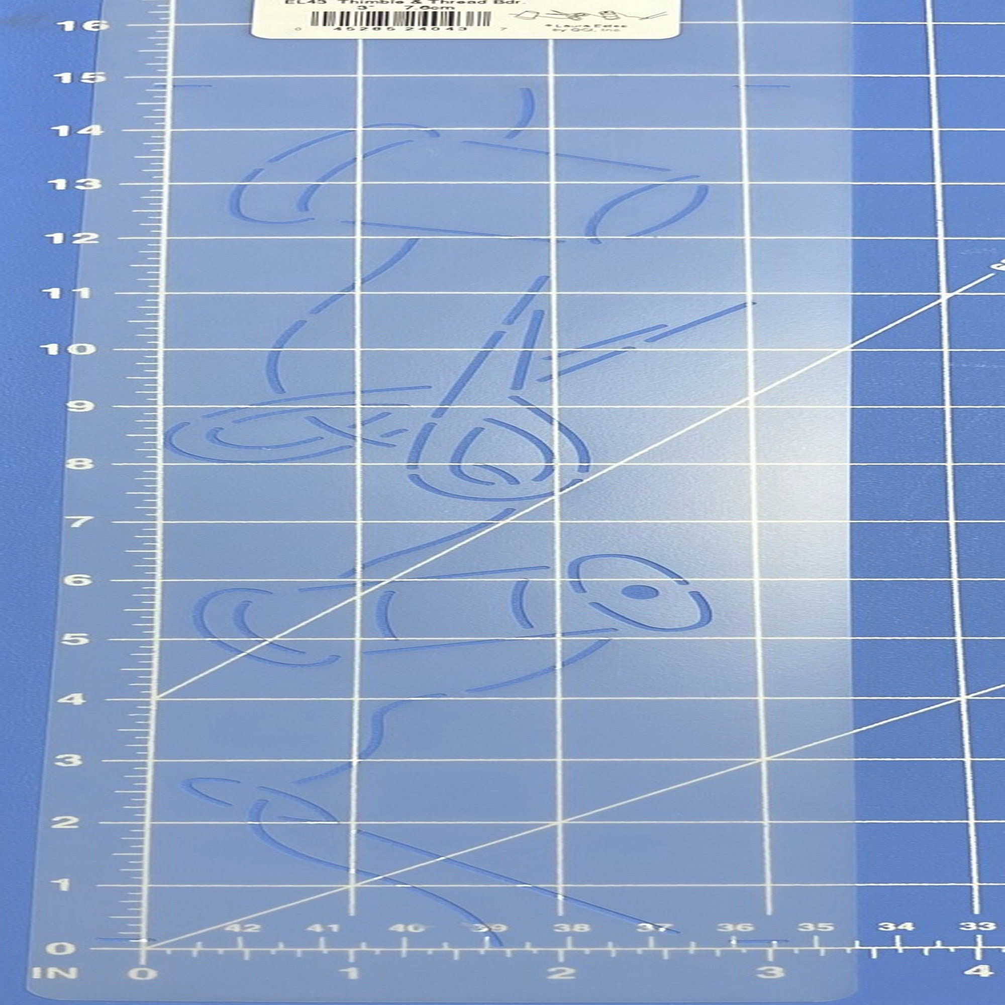 Thimble & Thread Border Quilting Stencil - EL43 - Etsy