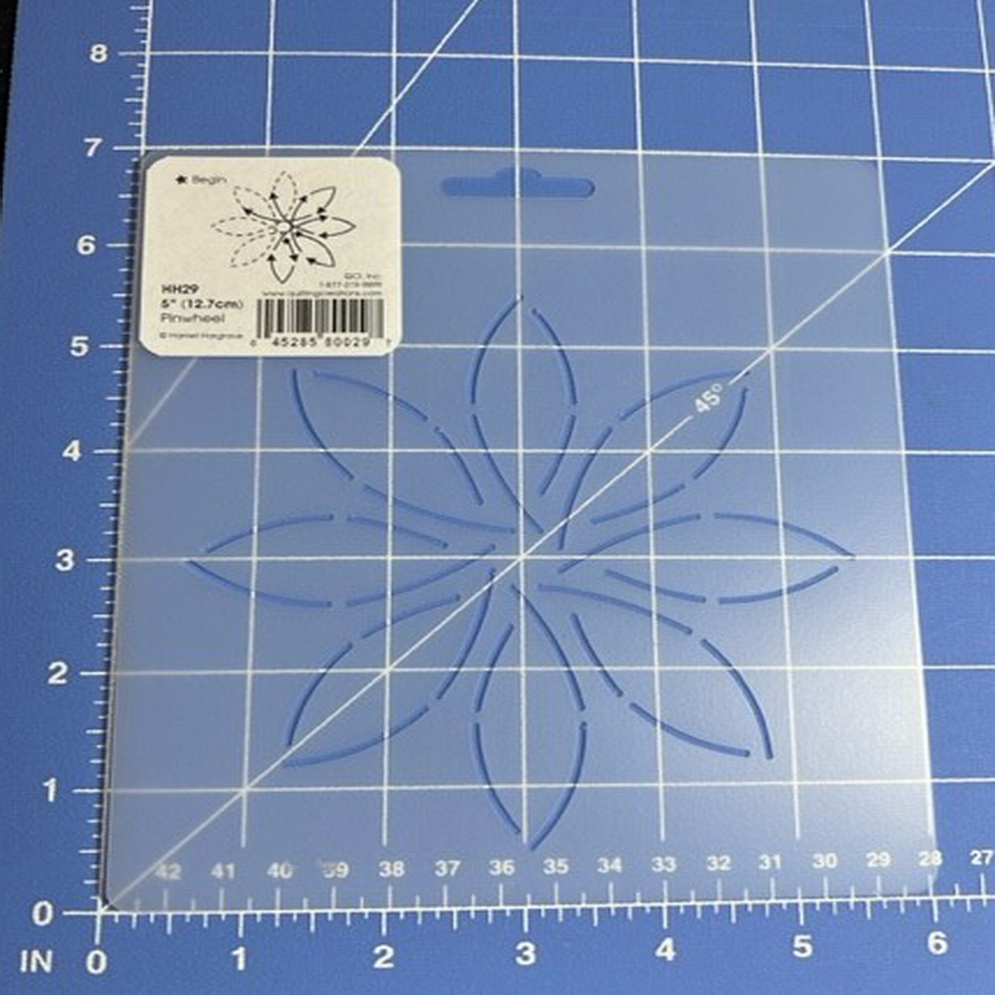 Pinwheel 5 Quilting Stencil HH29 - Etsy