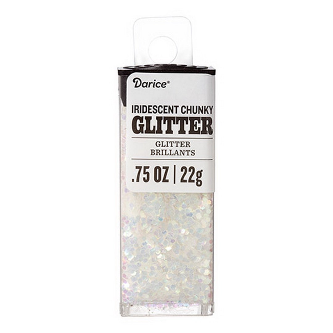 Darice Chunky Glitter: Iridescent, 0.75 Ounces - 30054270 - Etsy