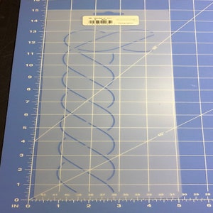 2" Rope Border With Corner Quilting Stencil - 0065 - Etsy