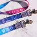 Gamer Lanyard, Video Game Icons on Black, Cell Phone Wristlet, Gaming ...