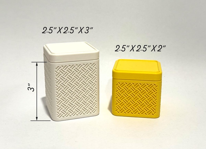 Stackable Mini Organizer Boxes: 3D Printed PLA, Jewelry & Desk Storage ...