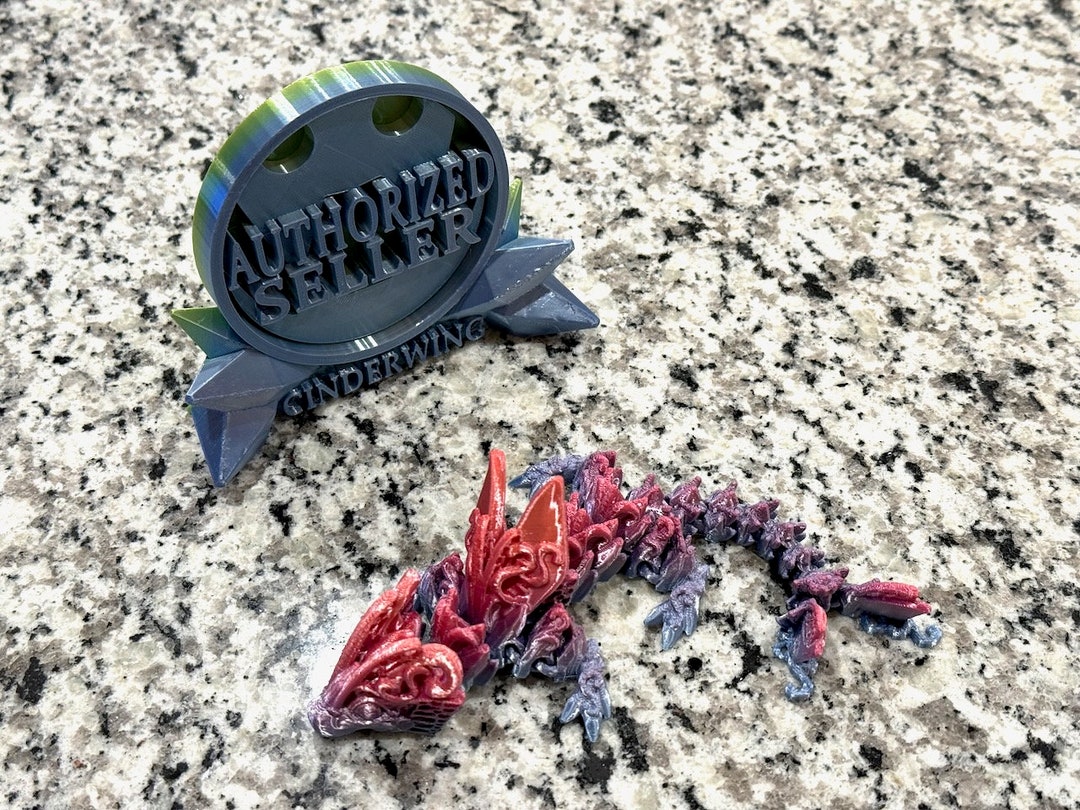 FUN! 3D Printed Baby Butterfly Dragon by Cinderwing3d, Articulated ...