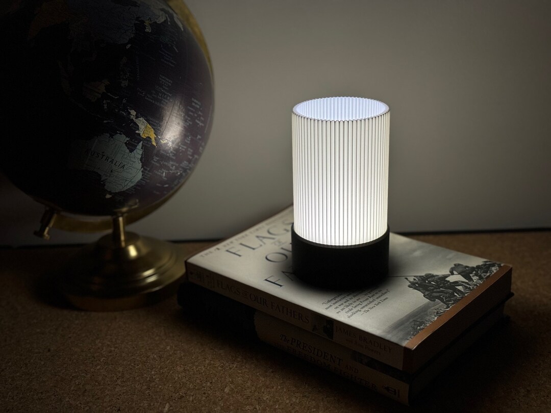 Modern 3D Printed LED Mini Lamp: Elegant Bedside Nightlight - Etsy